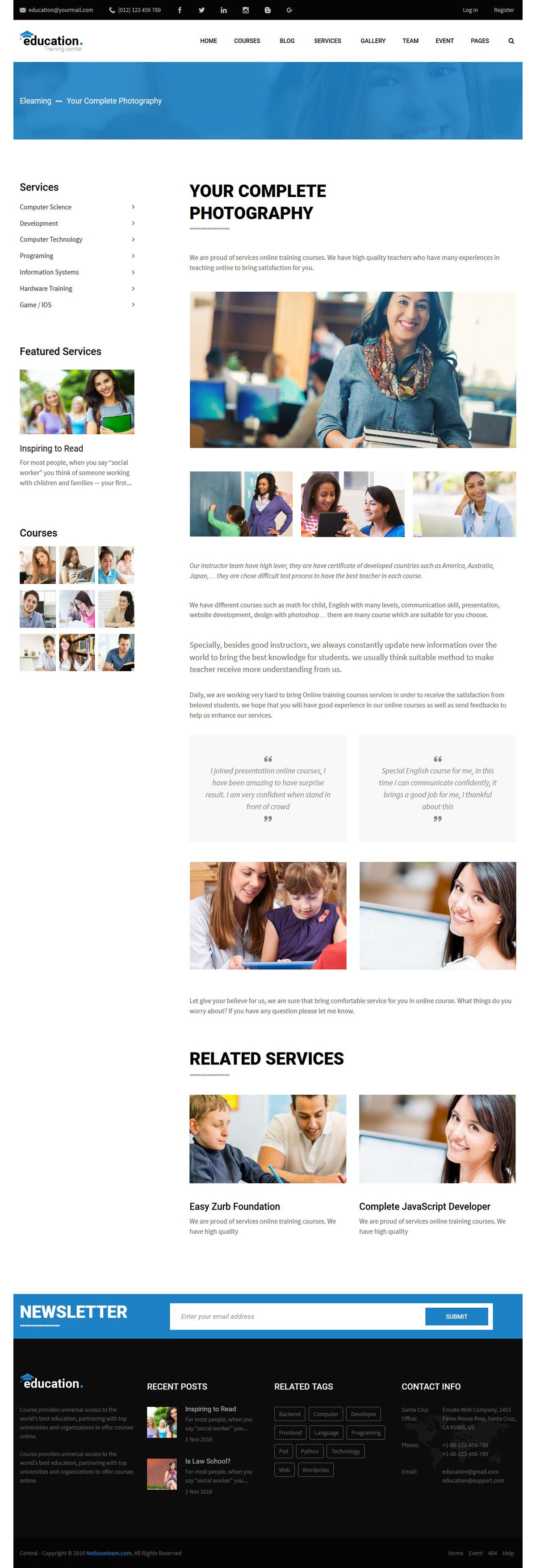 Education - LMS Responsive WordPress Theme by truemart | ThemeForest